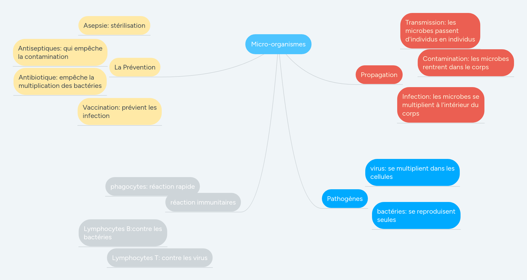 Micro-organismes | MindMeister Mind Map