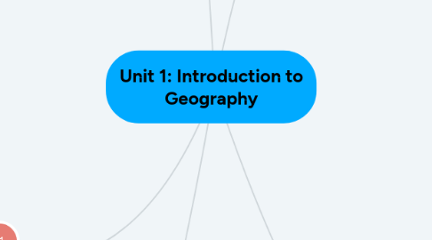 Unit 1: Introduction to Geography | MindMeister Mind Map