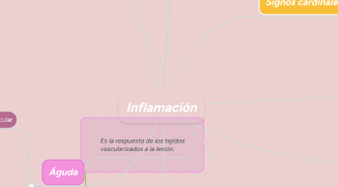 Inflamación | MindMeister Mapa Mental