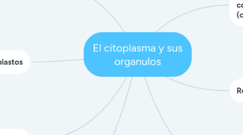 El citoplasma y sus organulos | MindMeister Mapa mental