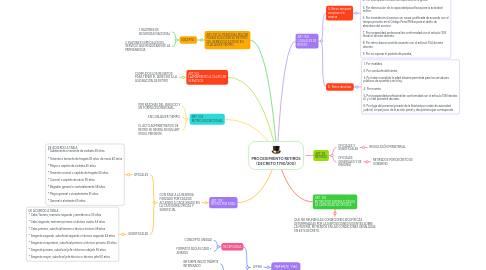 PROCEDIMIENTO RETIROS (DECRETO 1790/200) | MindMeister Mapa Mental