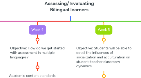 Assessing/ Evaluating Bilingual learners | MindMeister Mind map
