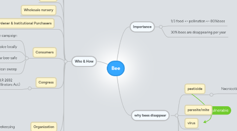 Bee | MindMeister Mind Map