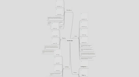 Vertebrados | MindMeister Mapa Mental