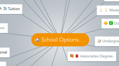 School Options. . . | MindMeister Mind Map