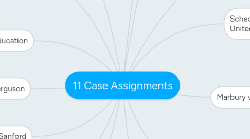 11 Case Assignments | MindMeister Mind Map