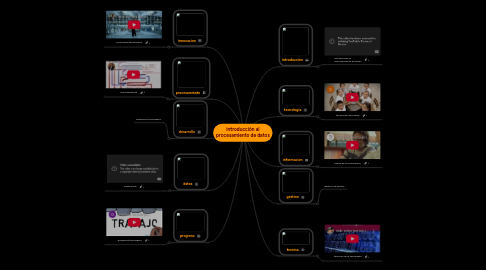 introducción al procesamiento de datos | MindMeister Mapa mental