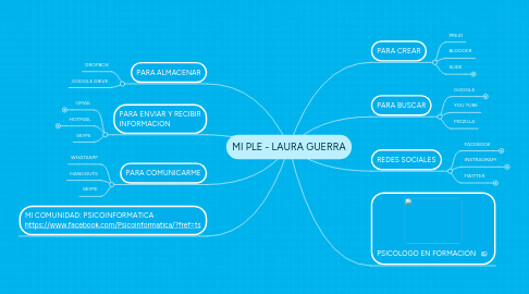 MI PLE - LAURA GUERRA | MindMeister Mapa mental